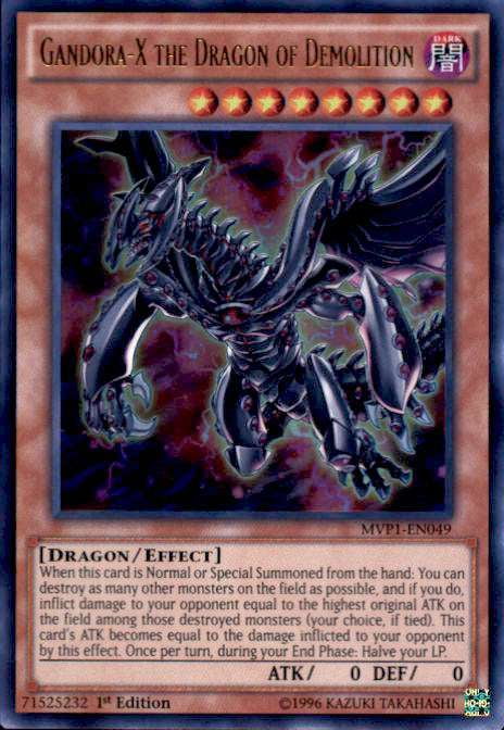 Gandora-X the Dragon of Demolition MVP1-EN049 Yu-Gi-Oh - Walmart.com