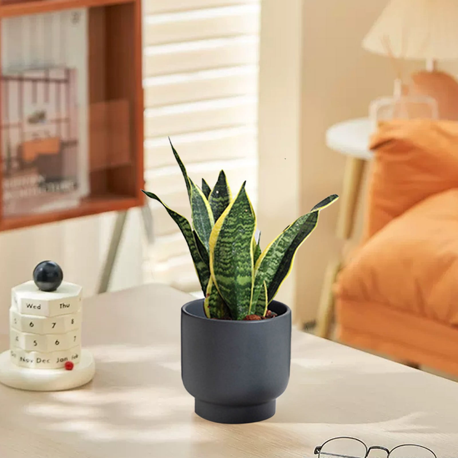 Ganenn Ceramic Succulent Plant Pots,1pc Floral Small Size Plant Pots ...
