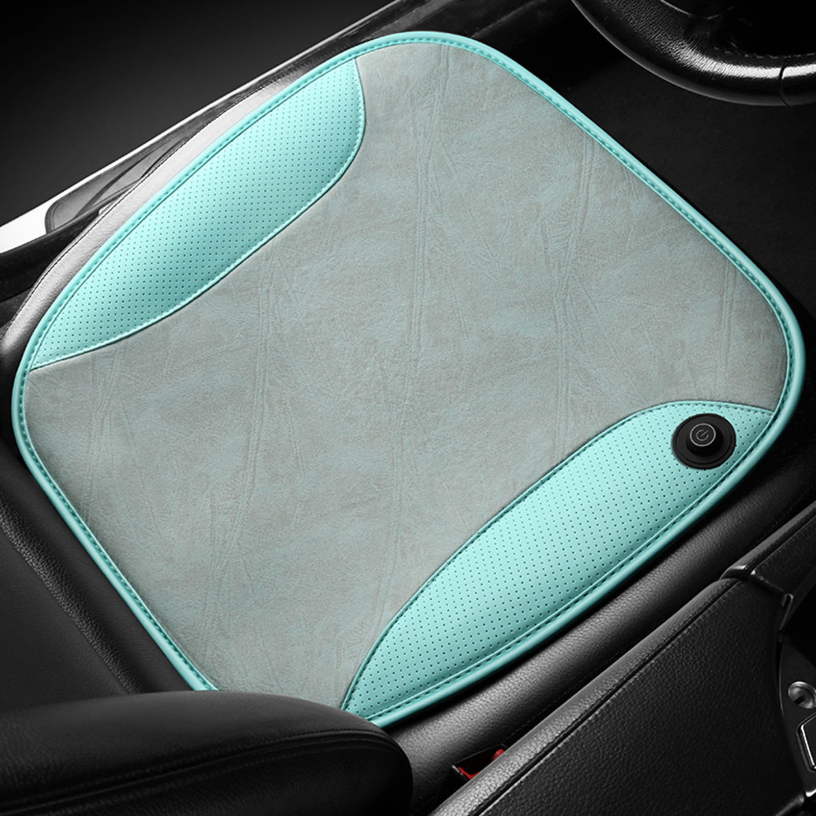 Ganenn Heated Car Seat Cushion, 12V Portable Car Heating Pad Back ...