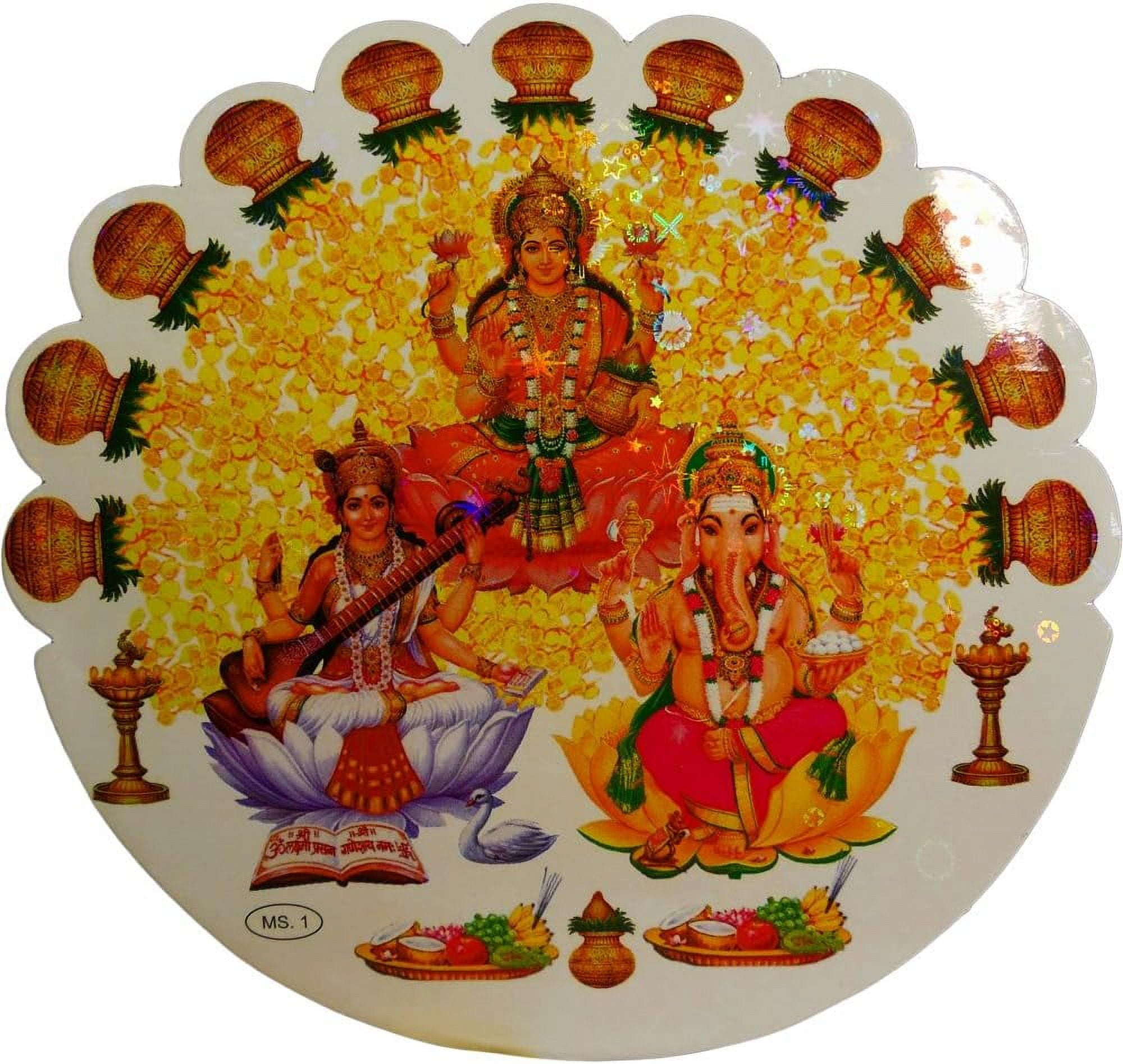 Ganesh Lakshmi Saraswati Hindu God Of Removal Of Obstacles Prosperity ...