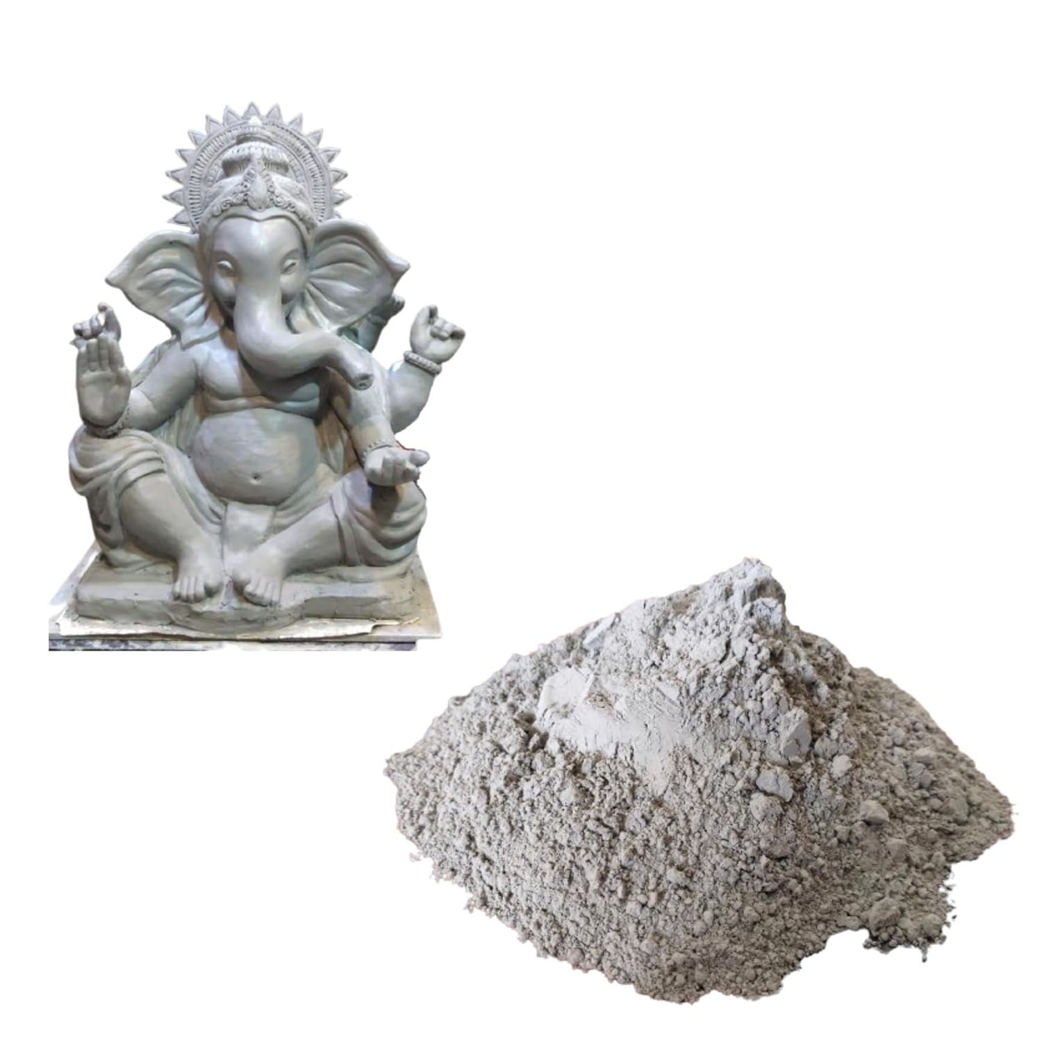 Ganesh Pottery Shadu Matti Grey Clay Powder Organic Best for ...