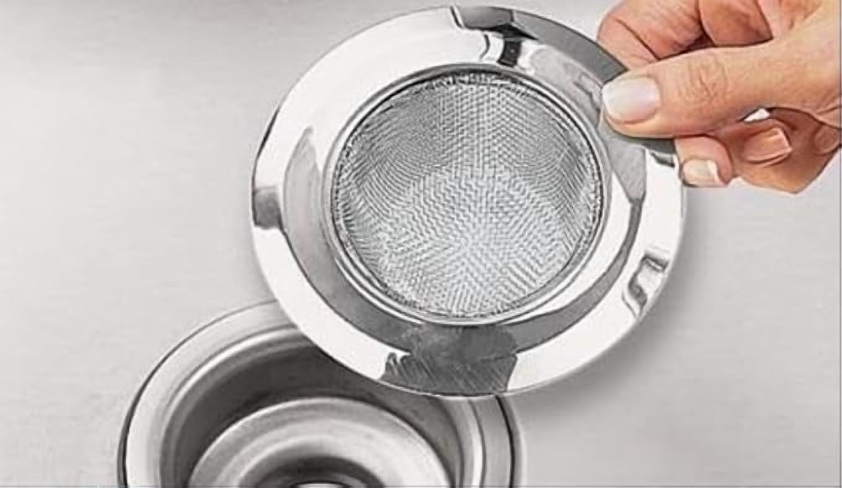 Ganesh Stainless Steel Sink Strainer Kitchen Drain Basin Basket Filter ...
