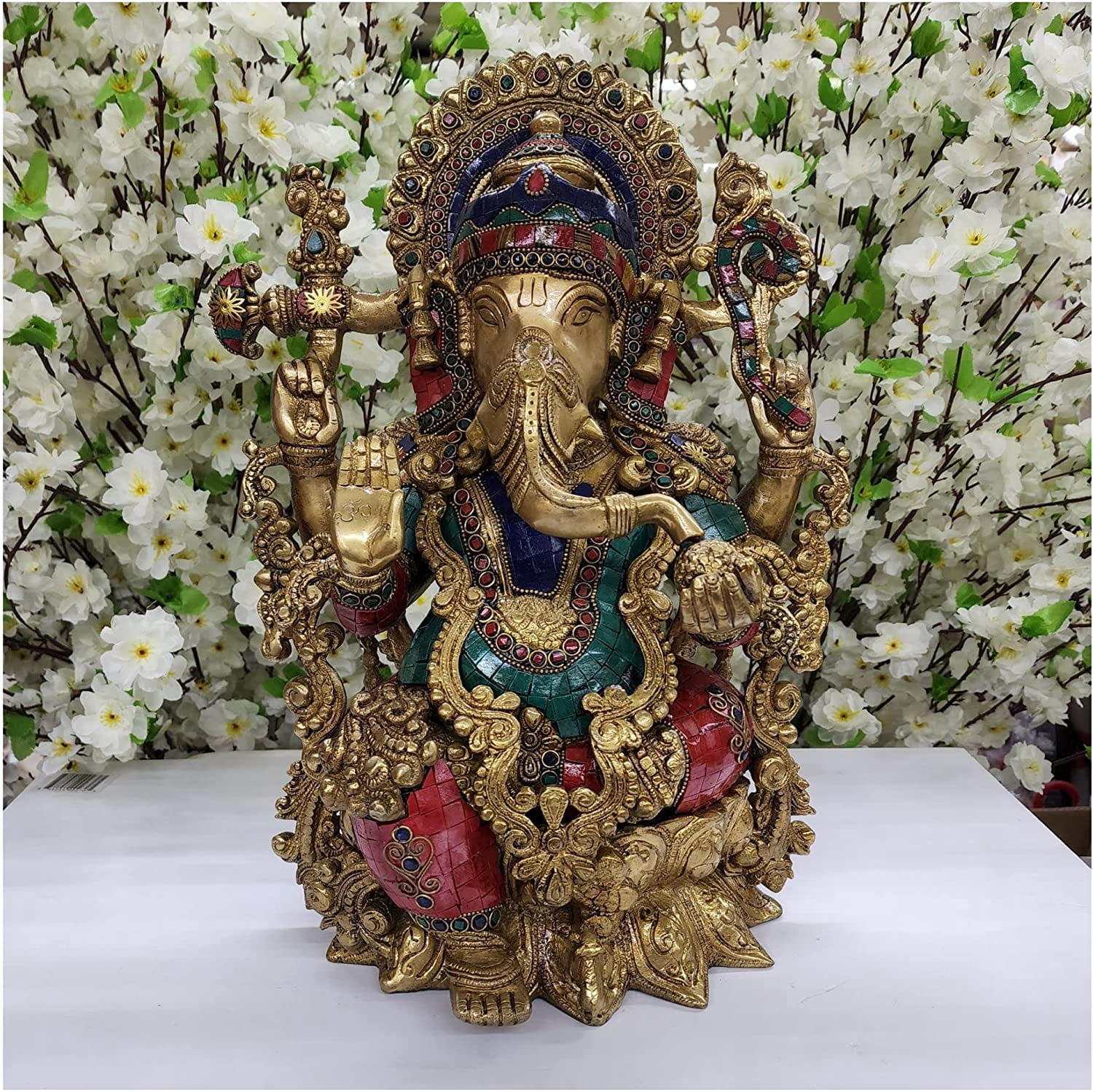 Ganesha Statue Brass Ganesha Idol Ganpati Sculpture Lord Ganesha ...