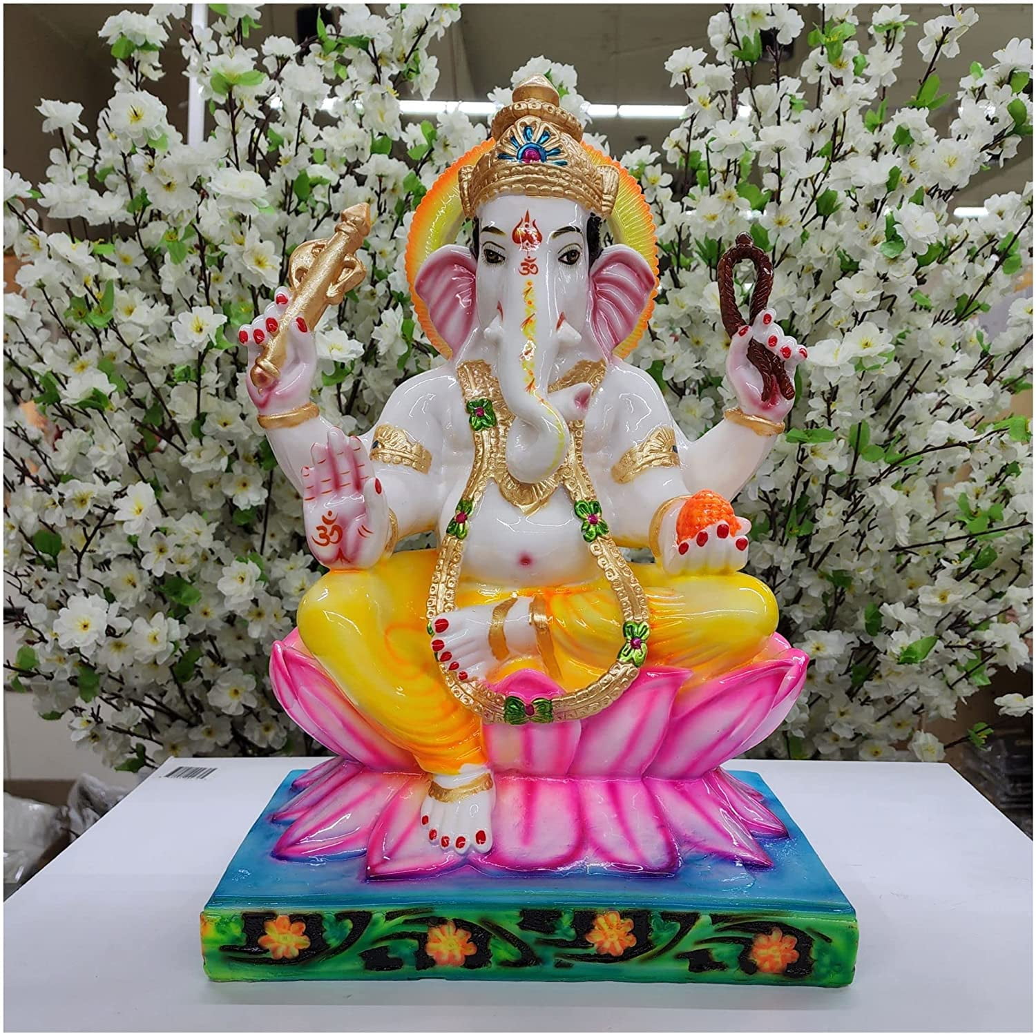 Ganesha Statue Large Ganesha Idol in Resin Ganpati Sculpture Ganesha ...