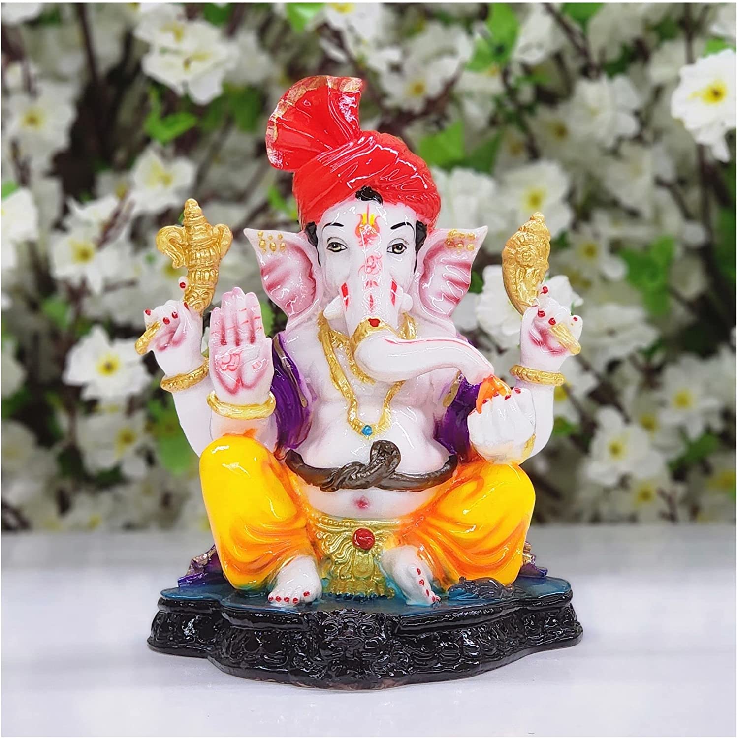 Ganesha Statue Lord Ganesh Idol Good Luck God for Gift Hindu God of ...