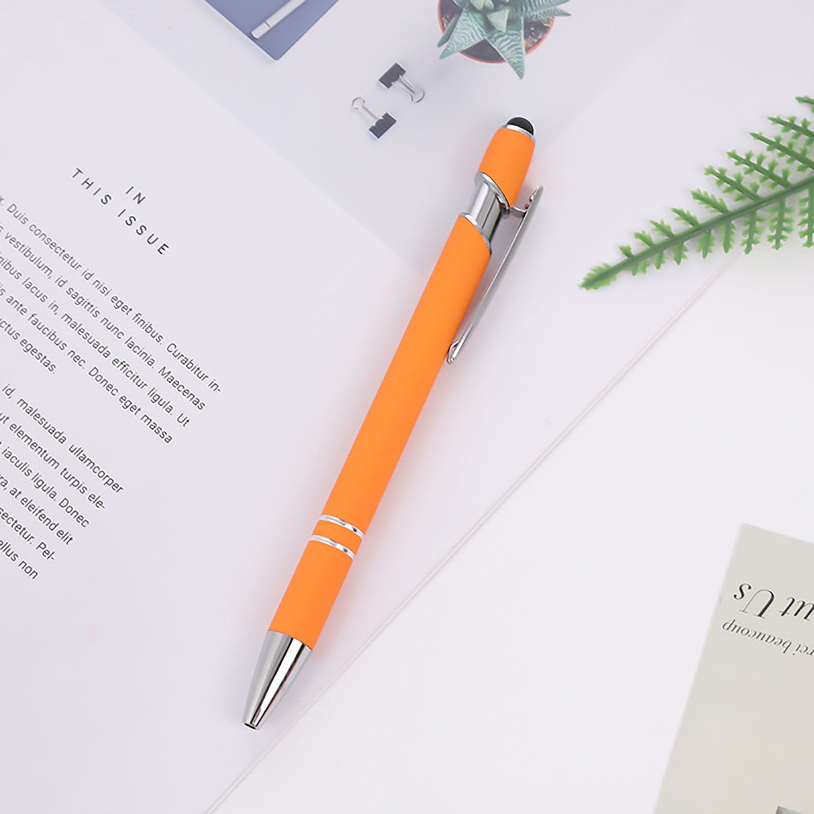 Ganfancp Aluminum Pen Set, Touchscreen Compatible Soft Tip, Sleek ...