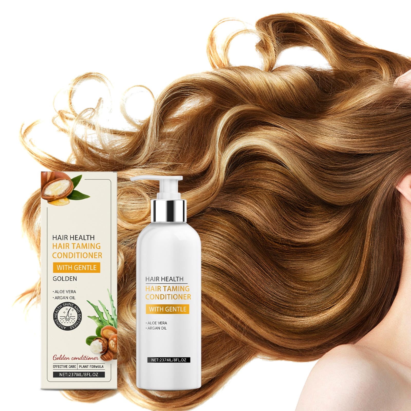 Ganfancp Argan Oil Conditioner, Nourishing Moisturizer for Shiny Hair ...