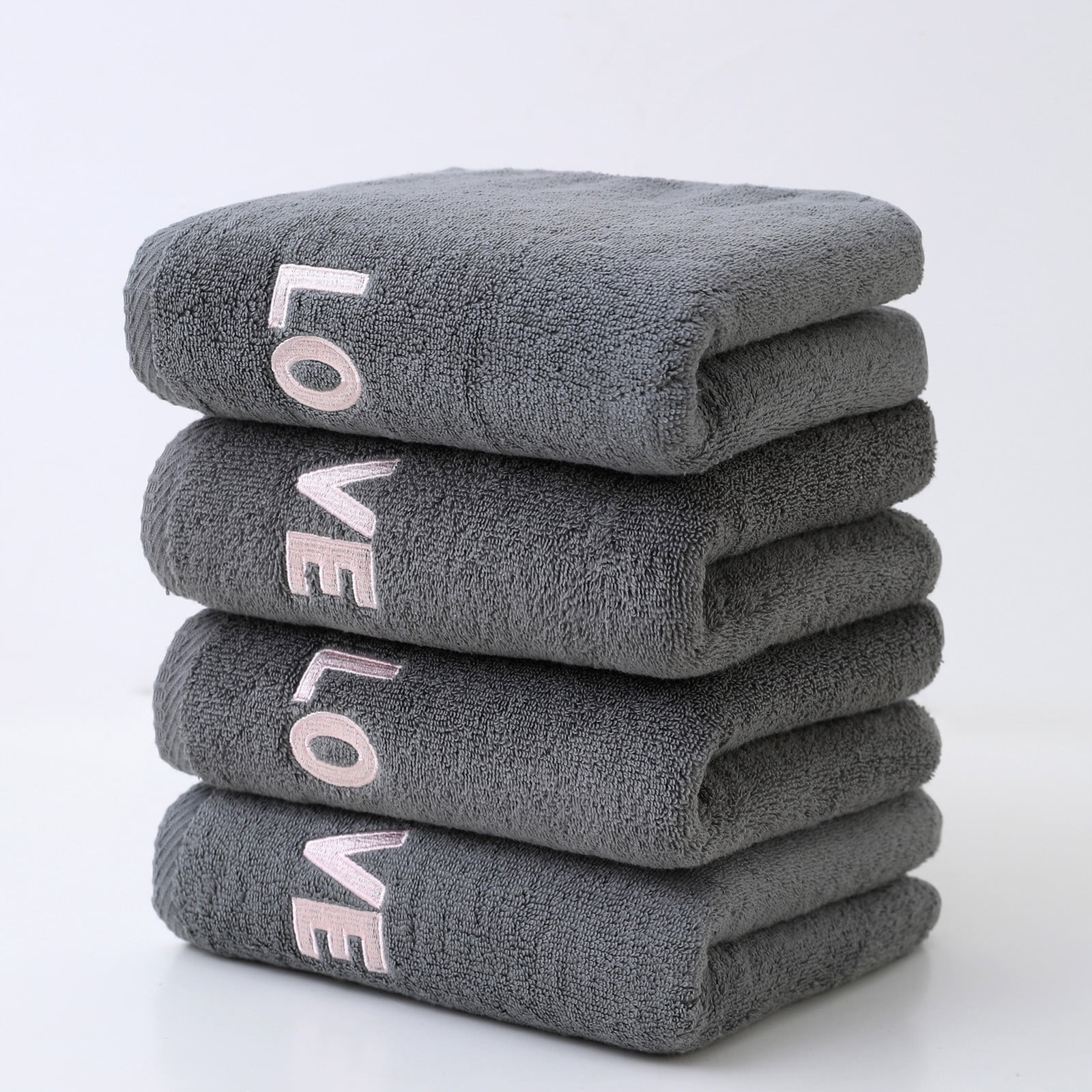 Ganfancp Bath Towels Set, Soft Absorbent Material, Reinforced Edges ...