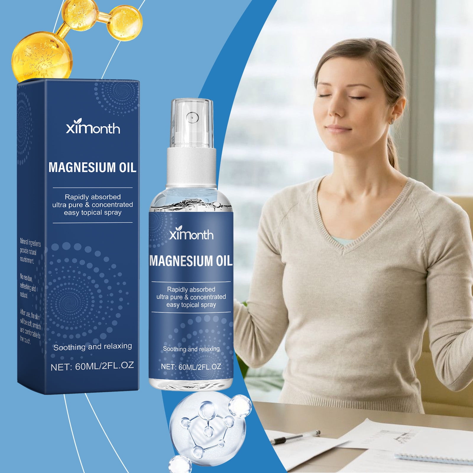 Ganfancp Body Care Spray, Nourishing Moisturizing Spray, Sleep Quality ...