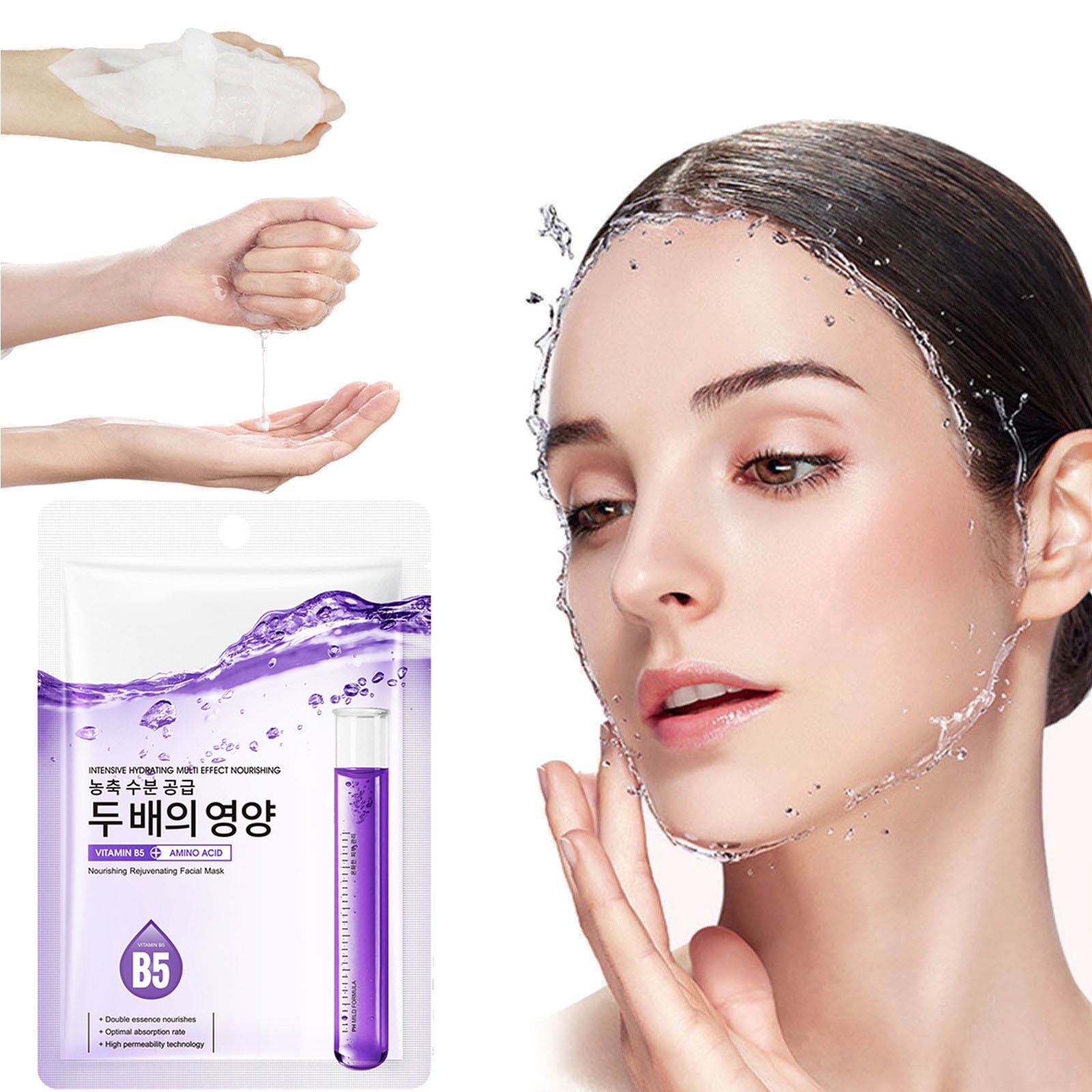 Ganfancp Collagen Mask, Hydrating Bio-Cellulose Sheet, Wrinkle ...