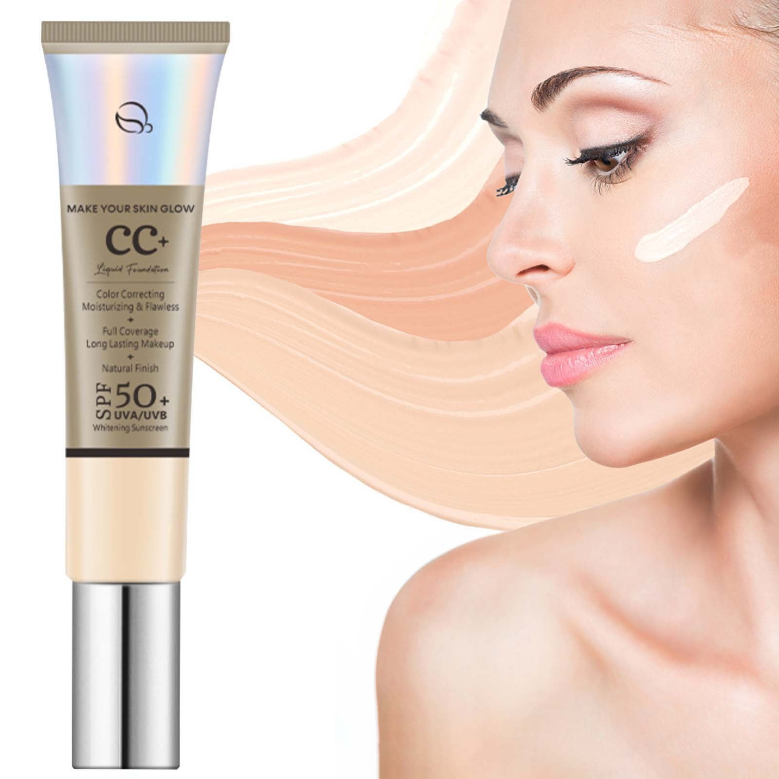 Ganfancp Concealer Cream, Nourishing Moisturizing Liquid, Contouring Cream, Smear-Proof Base ...