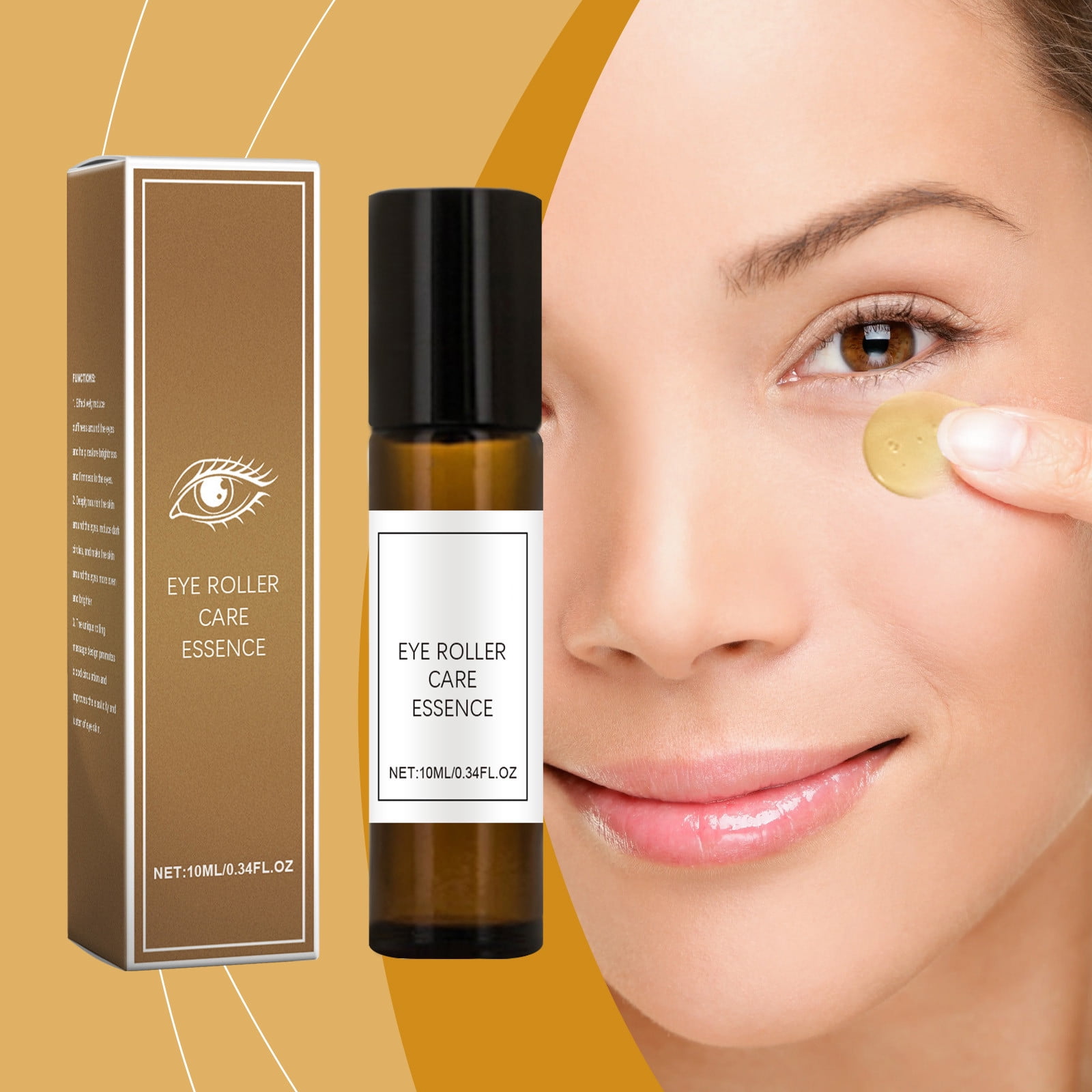 Ganfancp Dark Round Reducing Serum, Brightening Eye Roller, Against ...