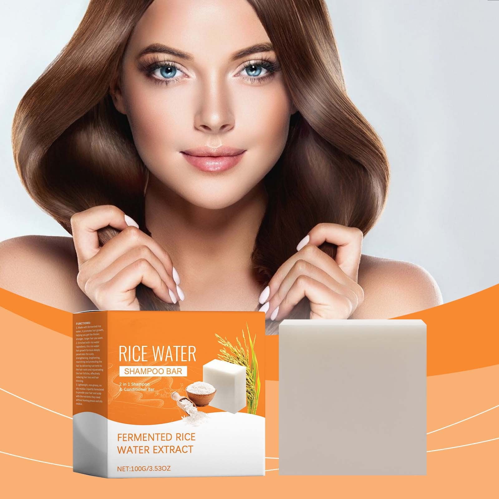 Ganfancp Fermented Rice Soap, Nourishing Shampoo Bar, Moisturizing Hair ...