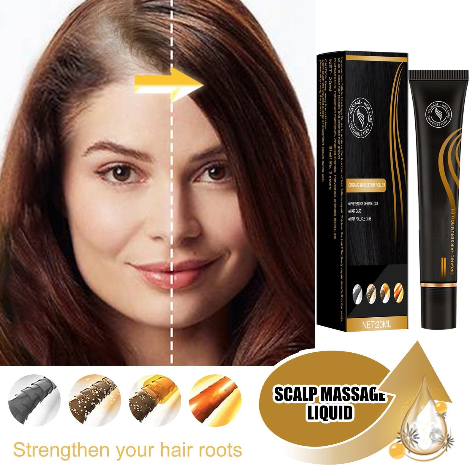 Ganfancp Hair Follicle Cream, Boost Hair Density up to 87%, Nourishing ...
