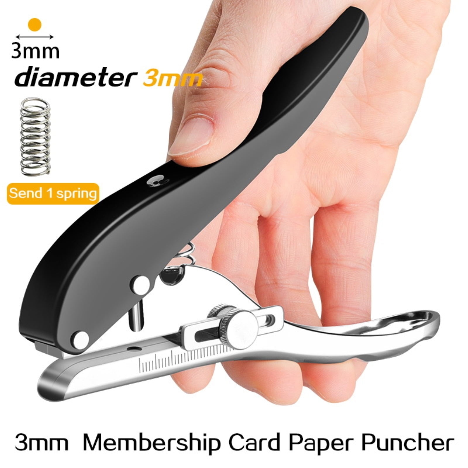 Ganfancp Hand Hole Punch, Compact and Efficient Design, Sturdy Metal Construction, Ergonomic ...