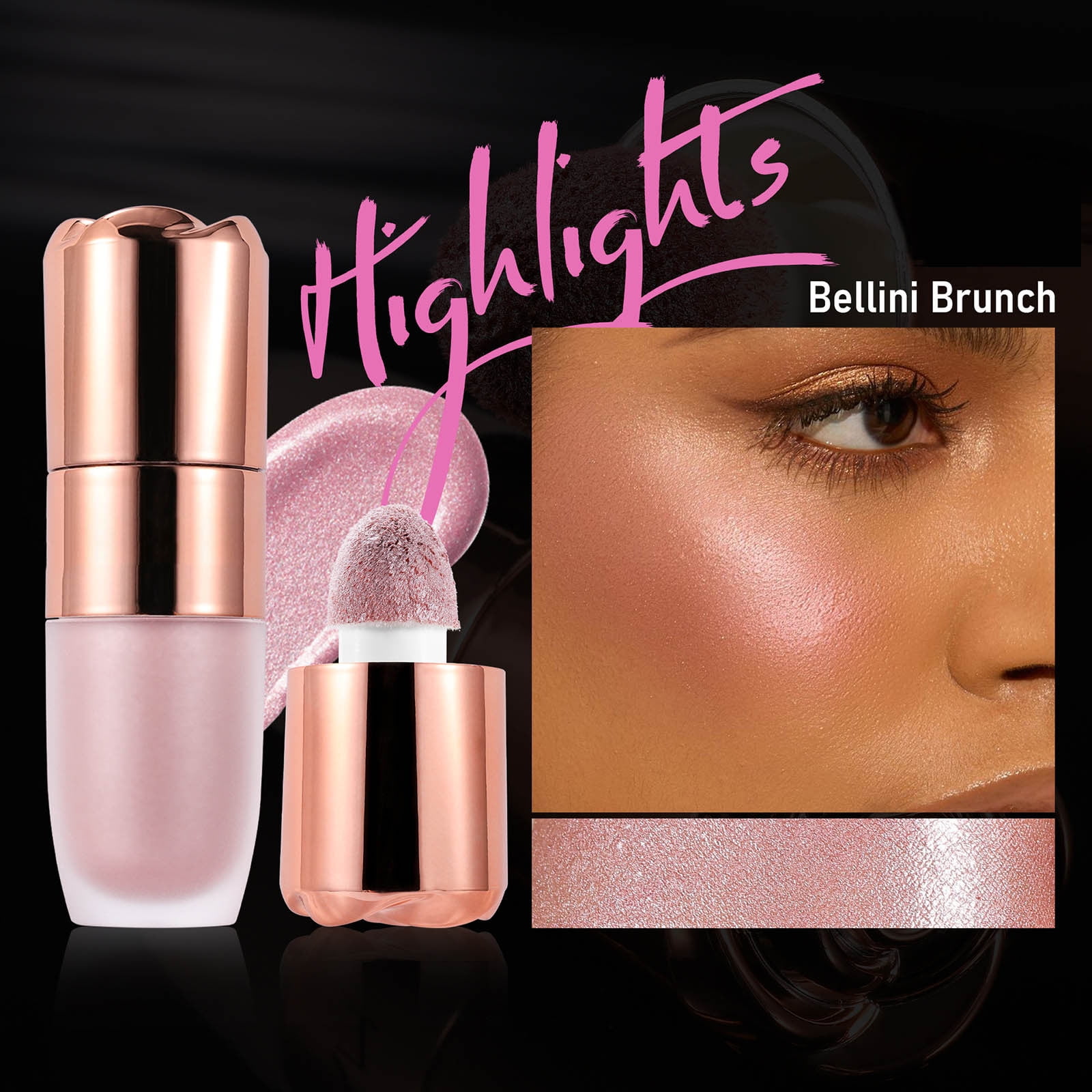 Ganfancp High Gloss Stick, Lightweight Gel-Cream Highlighter, Hydrating ...