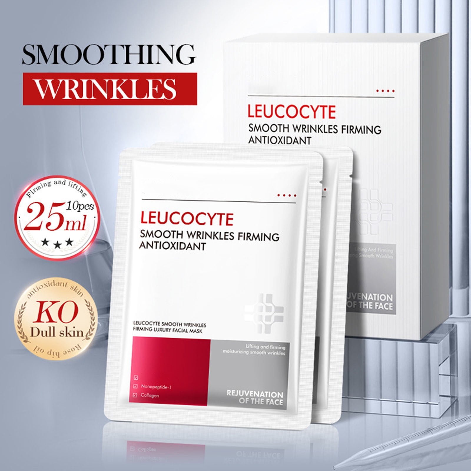 Ganfancp Hydrating Mask, Collagen Infused Facial , Bio-Cellulose ...