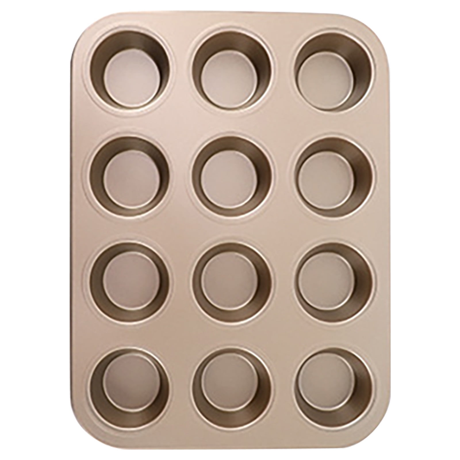 Ganfancp Muffin Pan, Non-Stick Baking Tray, Sturdy Steel Construction ...