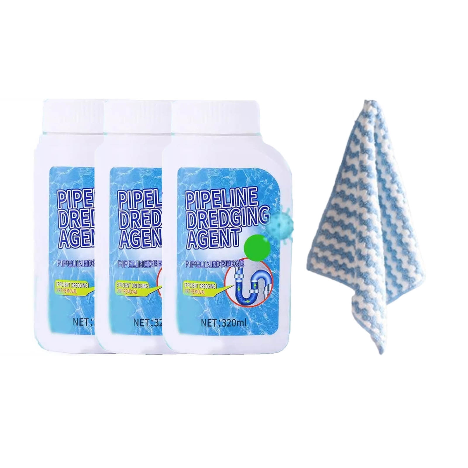 Ganfancp Powerful Drainage Cleaner, Fast-Acting Unclogging Agent for ...