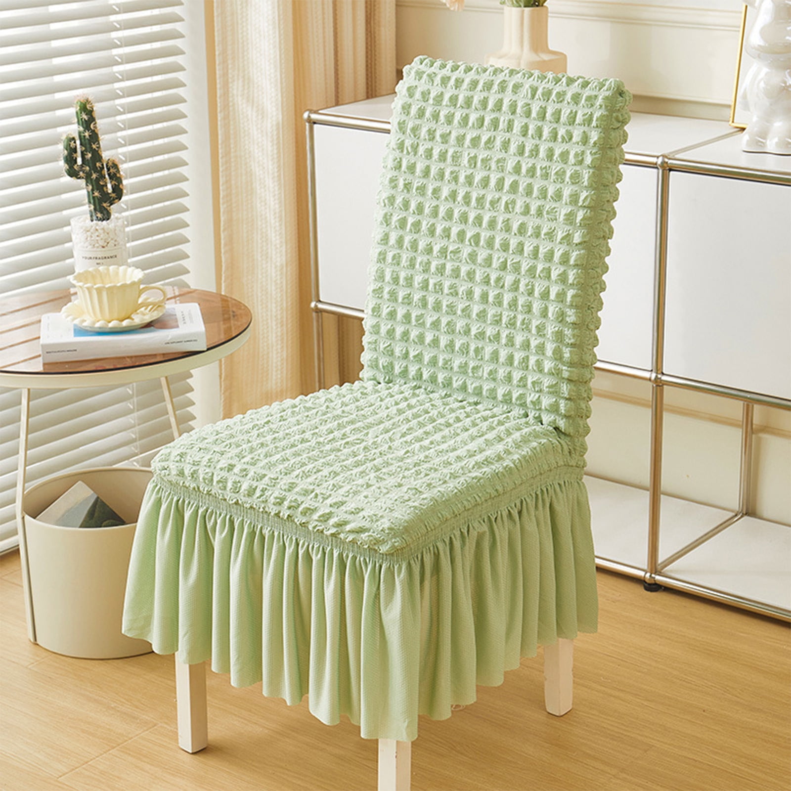Ganfancp Removable Chair Cover, Stretchable Polyester Fabric, Washable ...