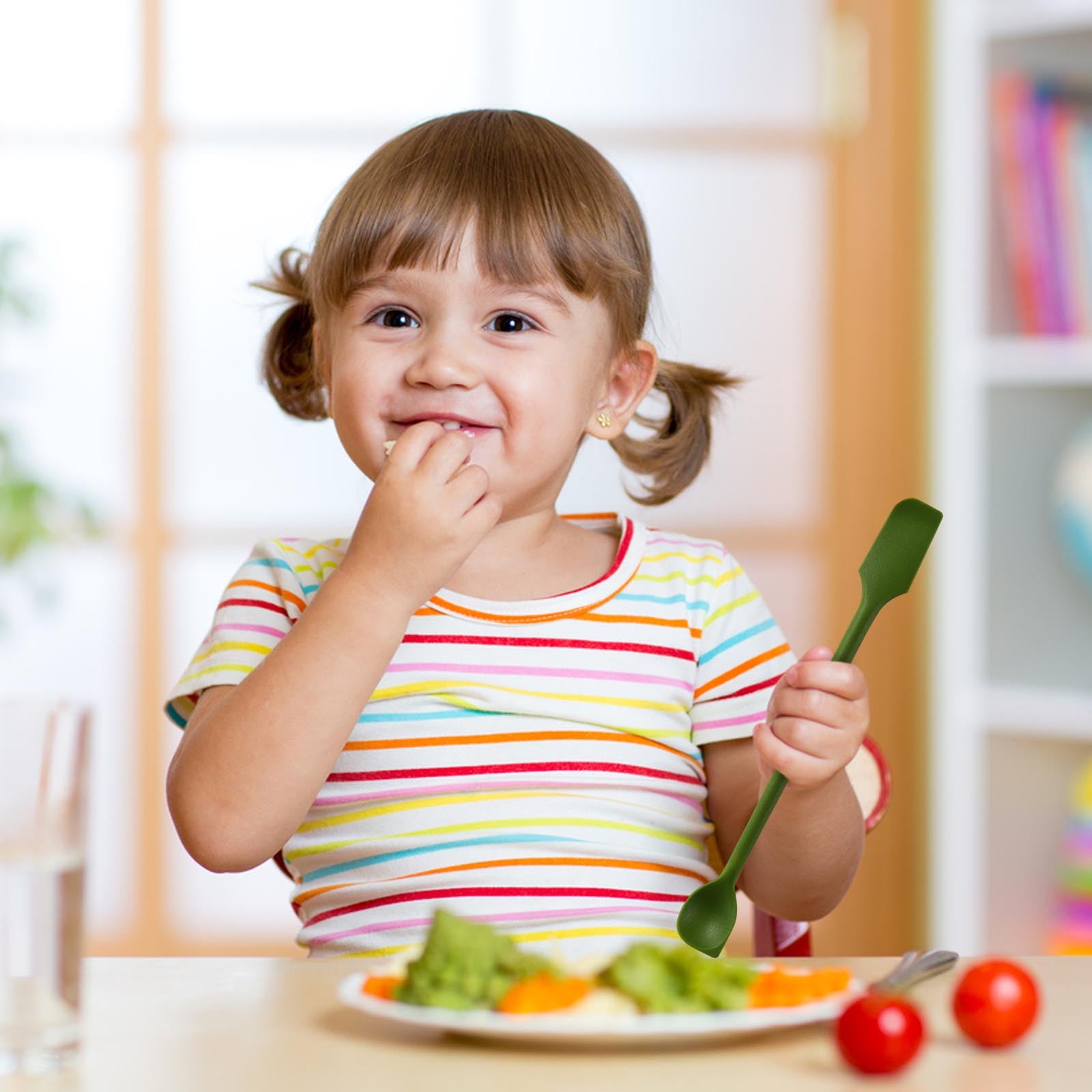 Ganfancp Silicone Spatula, Dual-Headed Kitchen Tool, Versatile Stirring ...