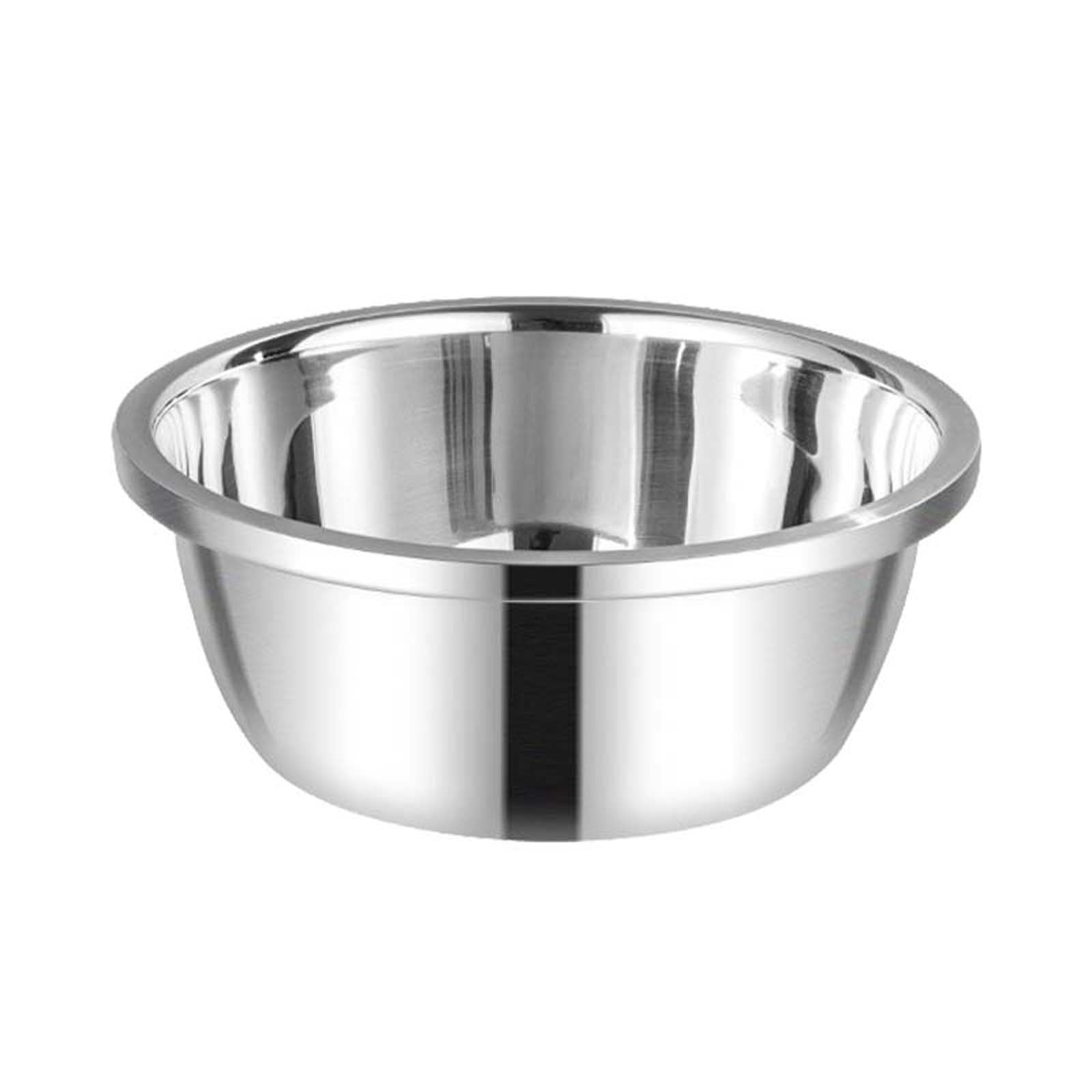 Ganfancp Stainless Steel Basin Set, Heavy Gauge Mixing Bowls, Large ...