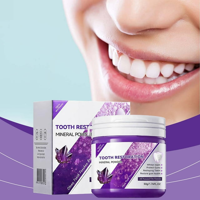 Ganfancp Tooth Restoration Powder, Natural Whitening Tooth Powder ...