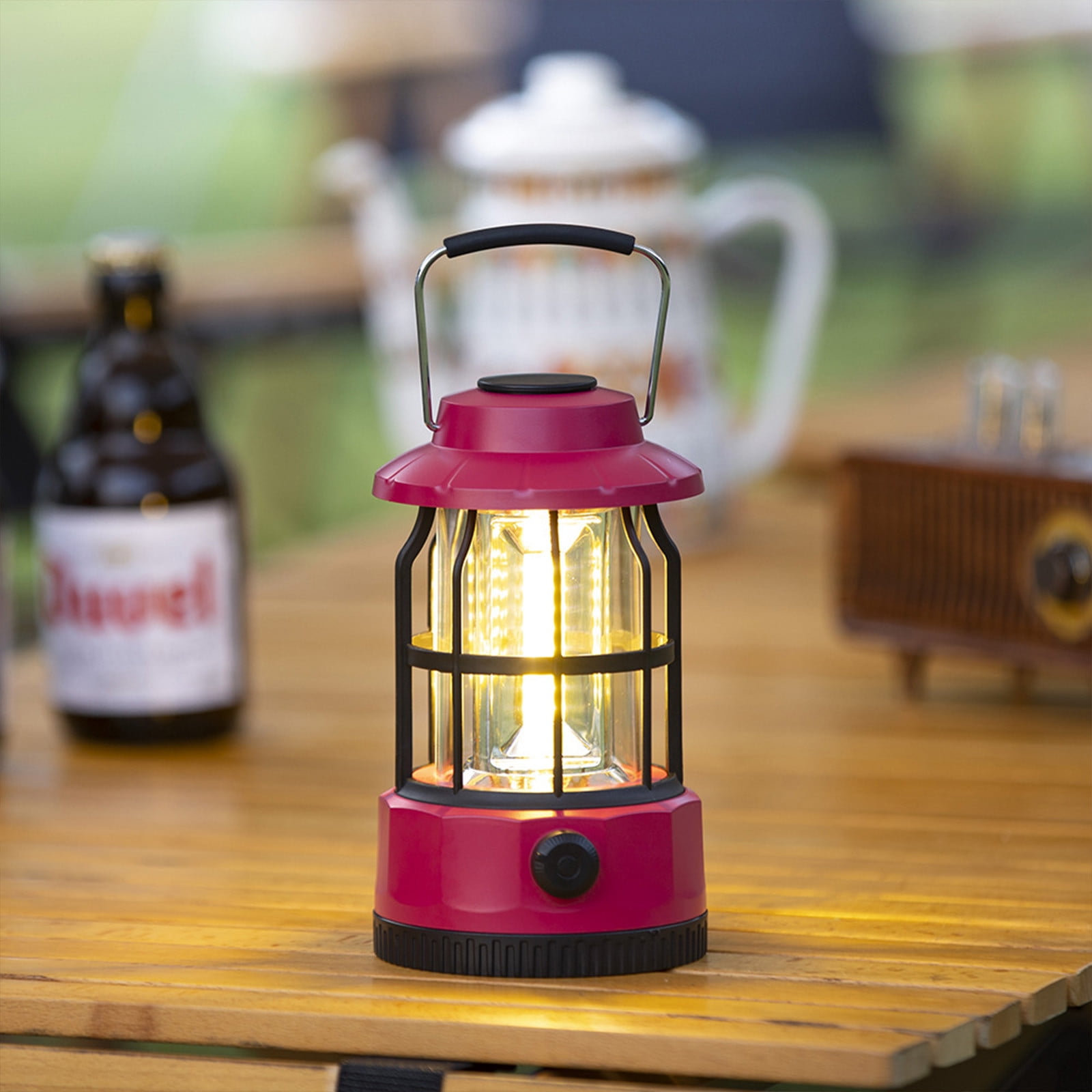 Ganfancp Vintage Lantern, Vintage Style Camping Light, Portable ...