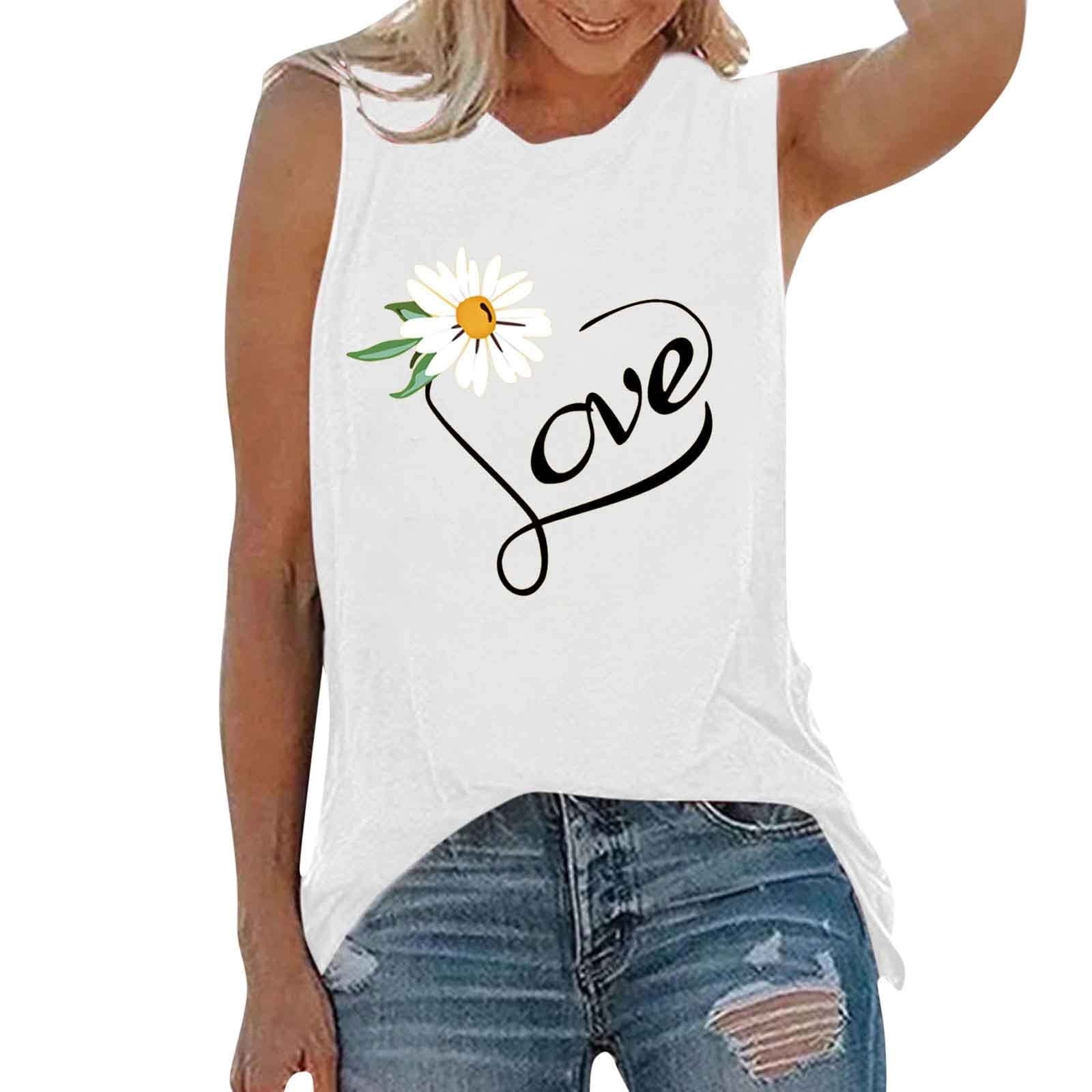 Ganfancp Womens Tank Tops Comfort Colors Tshirt Tank Tops For Women