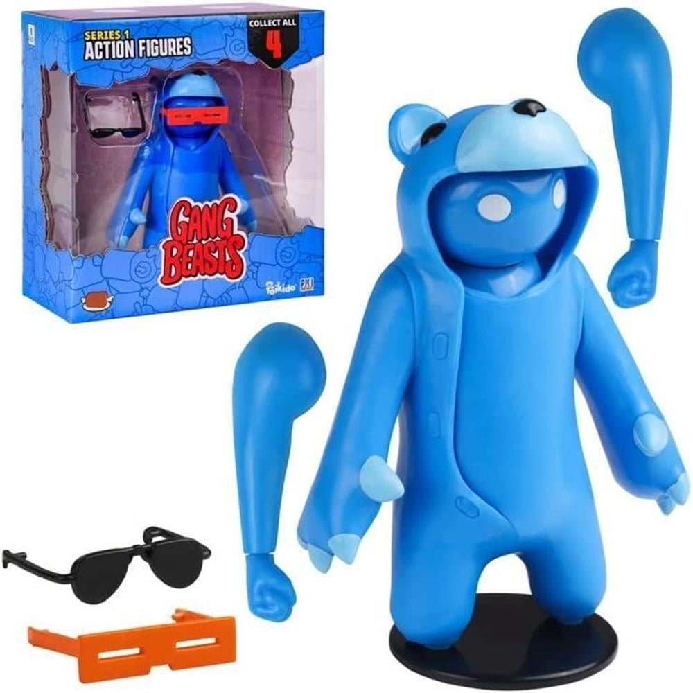 Gang Beasts Blue Bear Fighter Costume PMI International Gamer Character ...