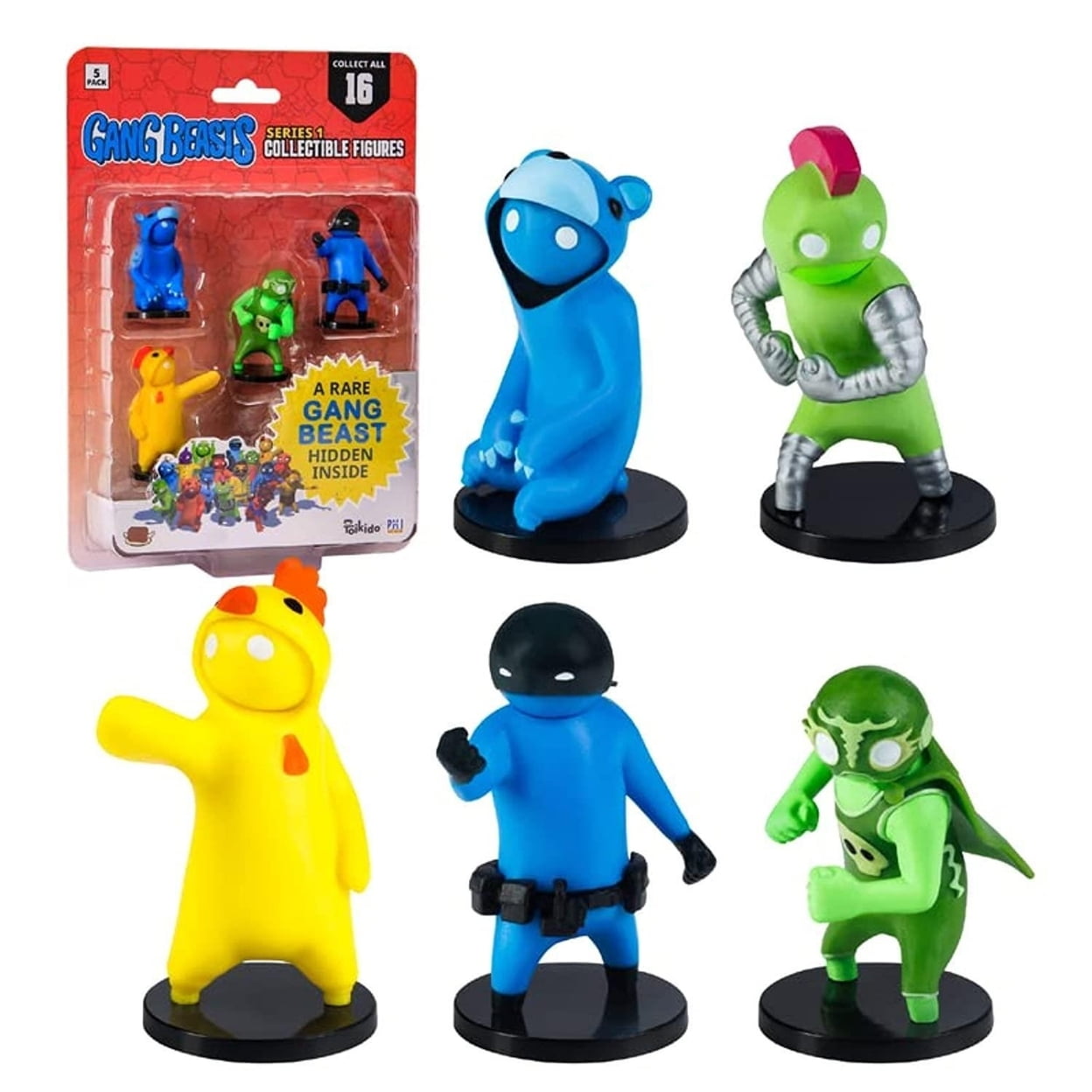 Gang Beasts Pencil Toppers 5pk Video Game Figures PMI International ...