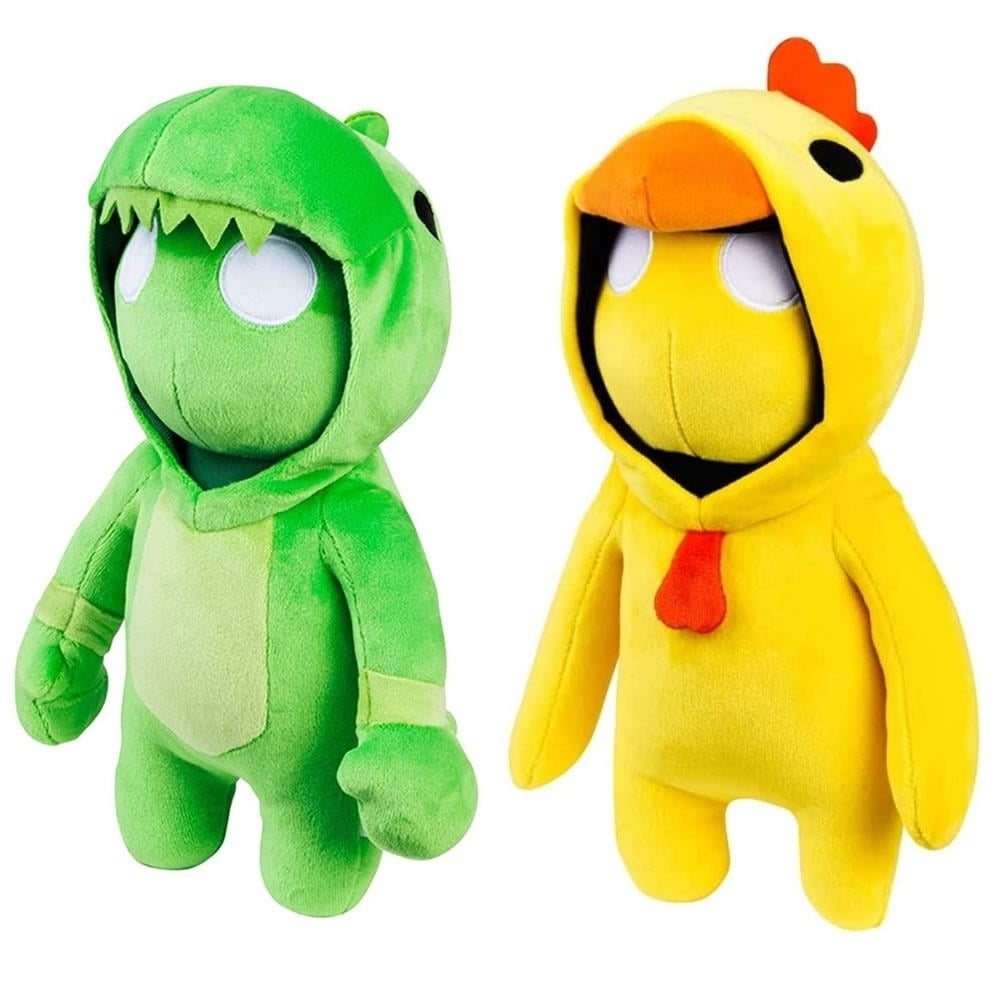Gang Beasts Plush Green Dragon Yellow Chicken Bundle 16 Inch PMI ...
