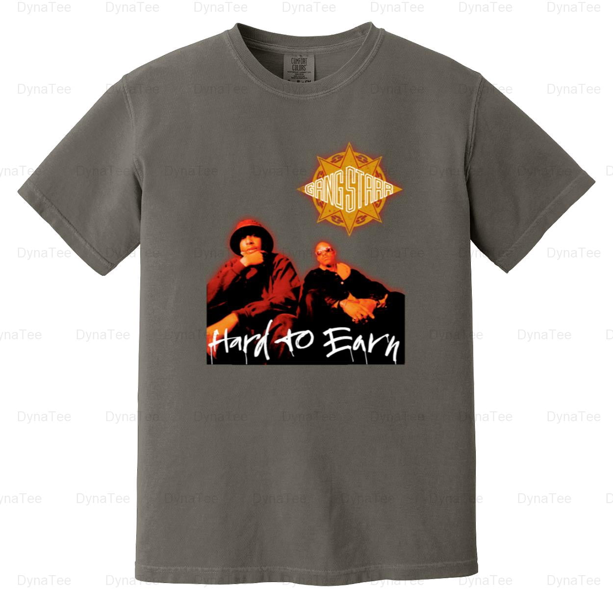 Gang Starr Hard To Earn Album Rap Hip Hop Music Guru DJ Comfort Color T ...