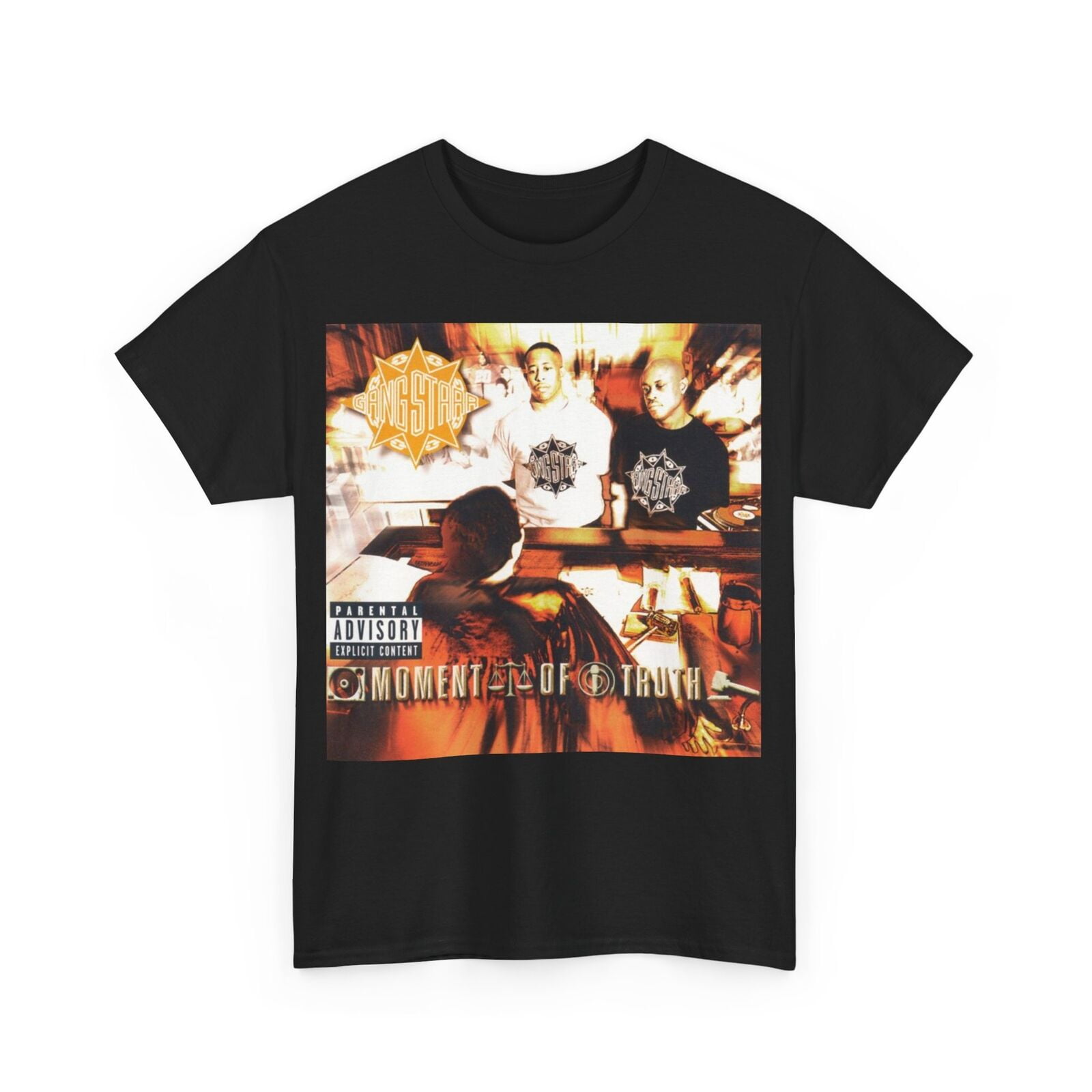 Gang Starr T-Shirt, Moment Of Truth Shirt, 90's Hip Hop Tee, Gang Starr ...