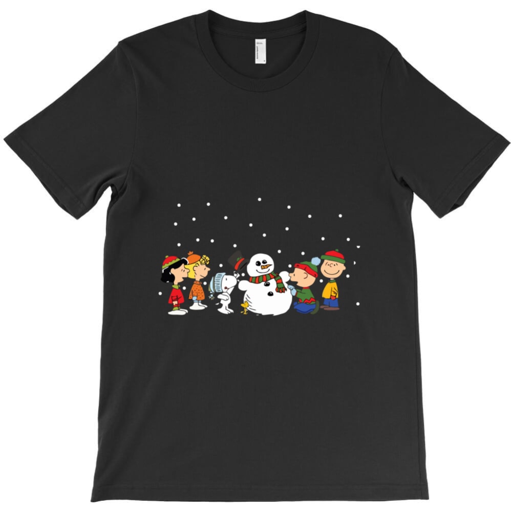 Gang With A Snowman Funny Christmas Holiday Graphic T-Shirt - Trending ...