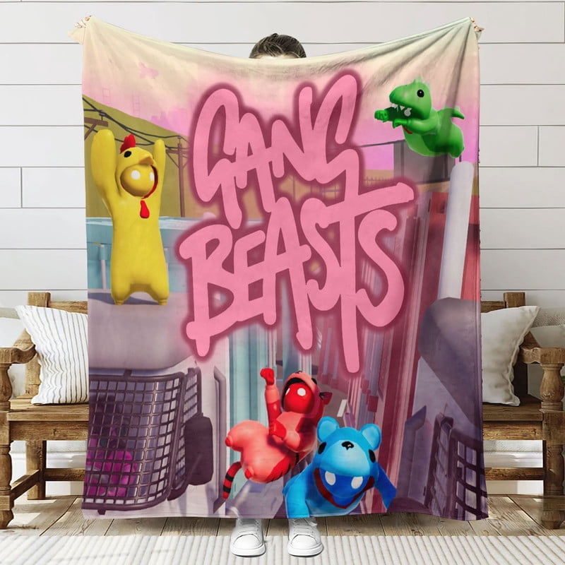 Gang beast Throw Blanket Gifts for Fans Lover Girls Boys Women Present ...
