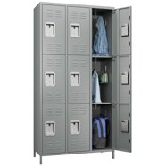 MIDODO Metal Locker, 51"Tall Cabinet Storage Cabinet Locker for ...
