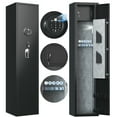 GangMei Gun Safes for Home Rifle and Pistols, Biometric Fingerprint ...