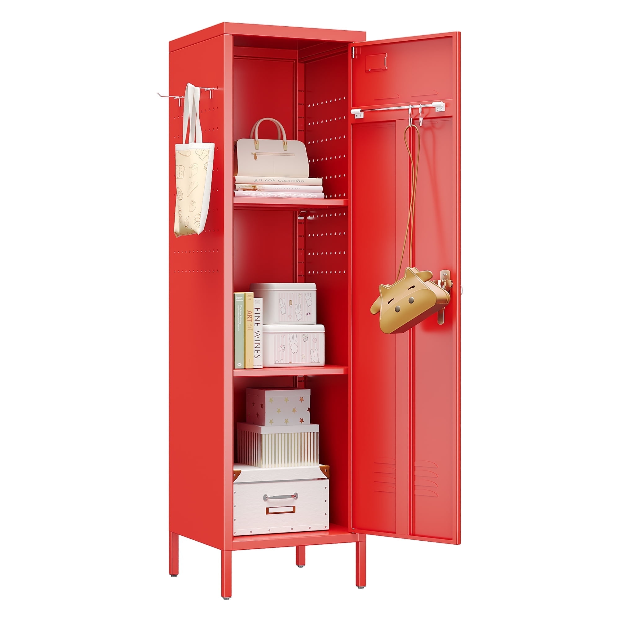 GangMei Metal Storage Locker for School Office Gym Bedroom,Single Door ...