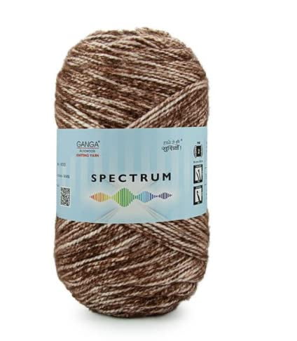 Ganga Spectrum Soft Shaded Acrylic Yarn Hand Knitting Wool I Crochet ...