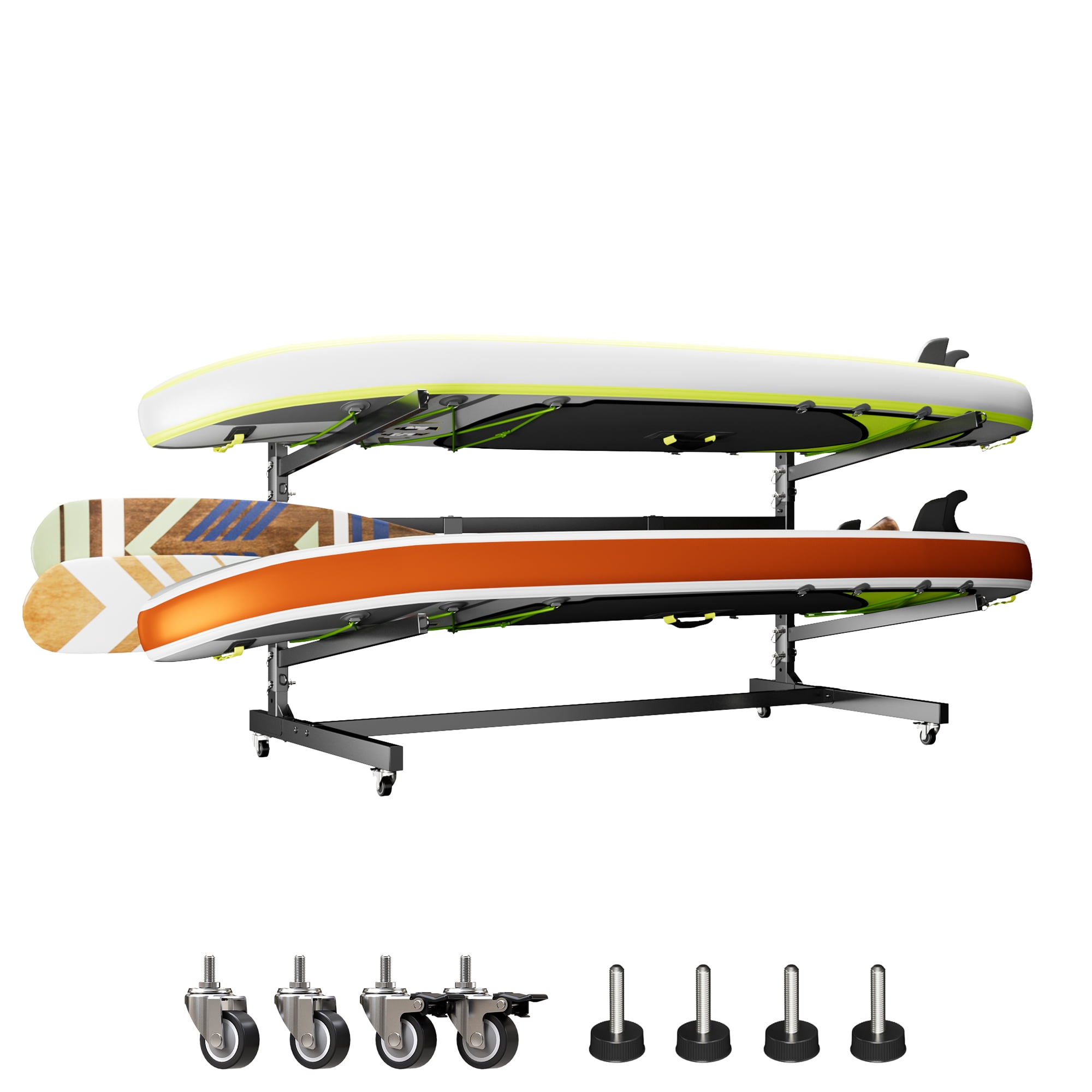 Gangmei 2 Levels Kayak Storage Rack, Heavy Duty Canoe Storage Rack ...