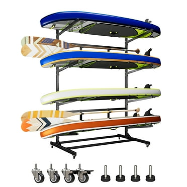 Alvantor 80"H Kayak Storage Rack, Metal Freestand 4 Layer Adjustable ...