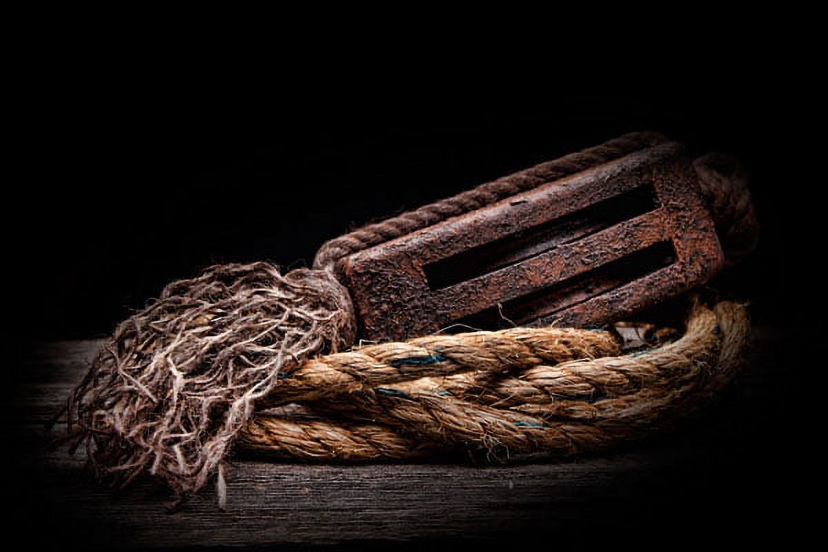 Gango Home Decor Antique Pulley by C. Thomas McNemar (Printed on Paper ...