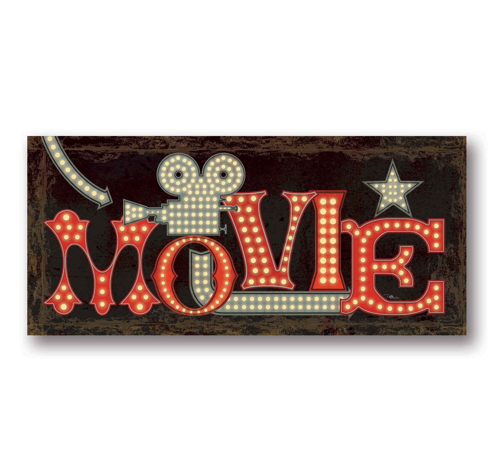 Gango Home Decor Casual Movie Lights II by Pela Studio (Printed on ...