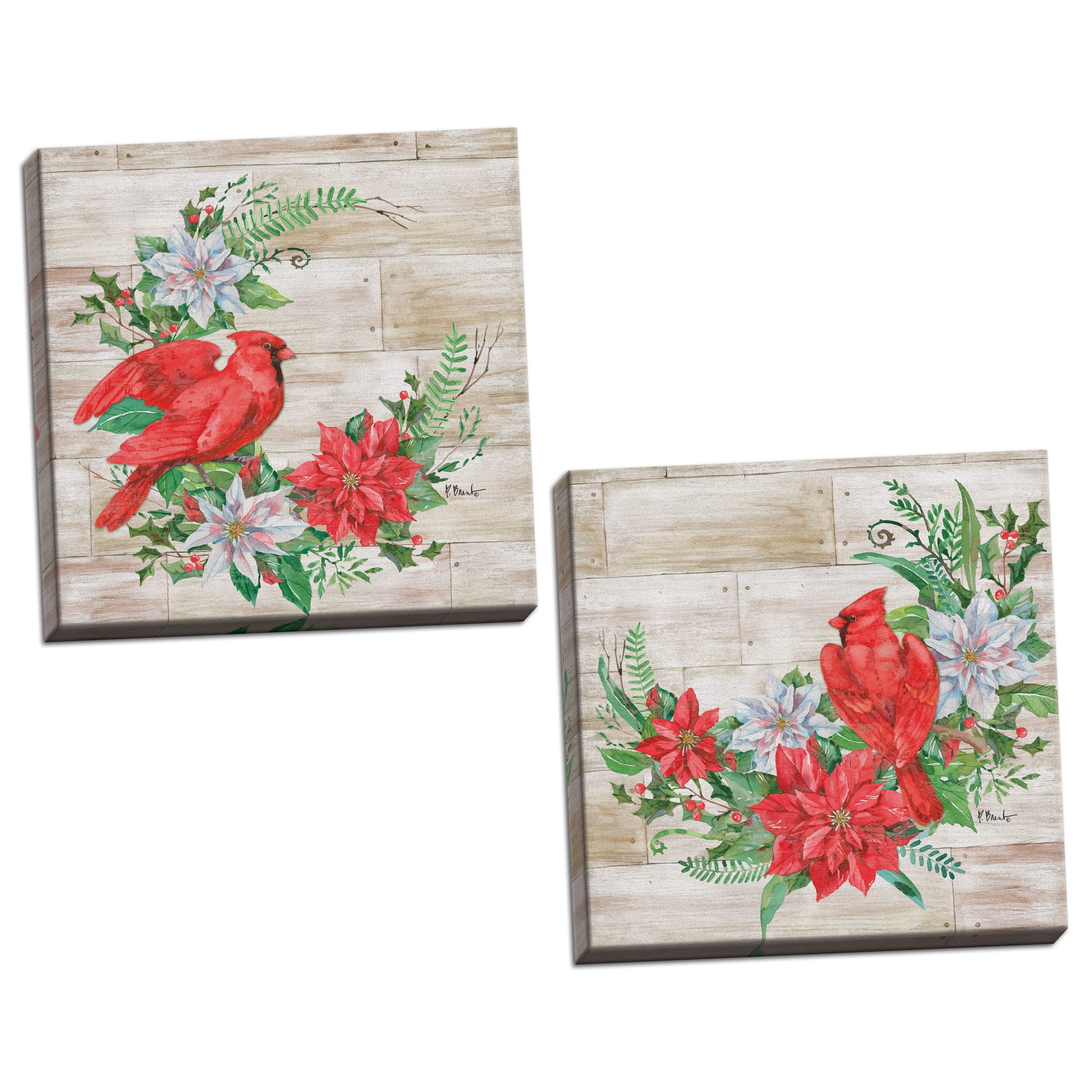 Gango Home Decor Country-Rustic Holiday Decor | Red, Green & Brown ...