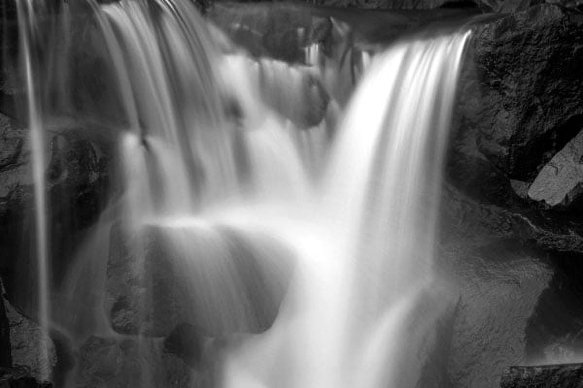 Gango Home Decor Falling Water I BW by Douglas Taylor (Printed on Paper); One 36x24in Fine Art ...