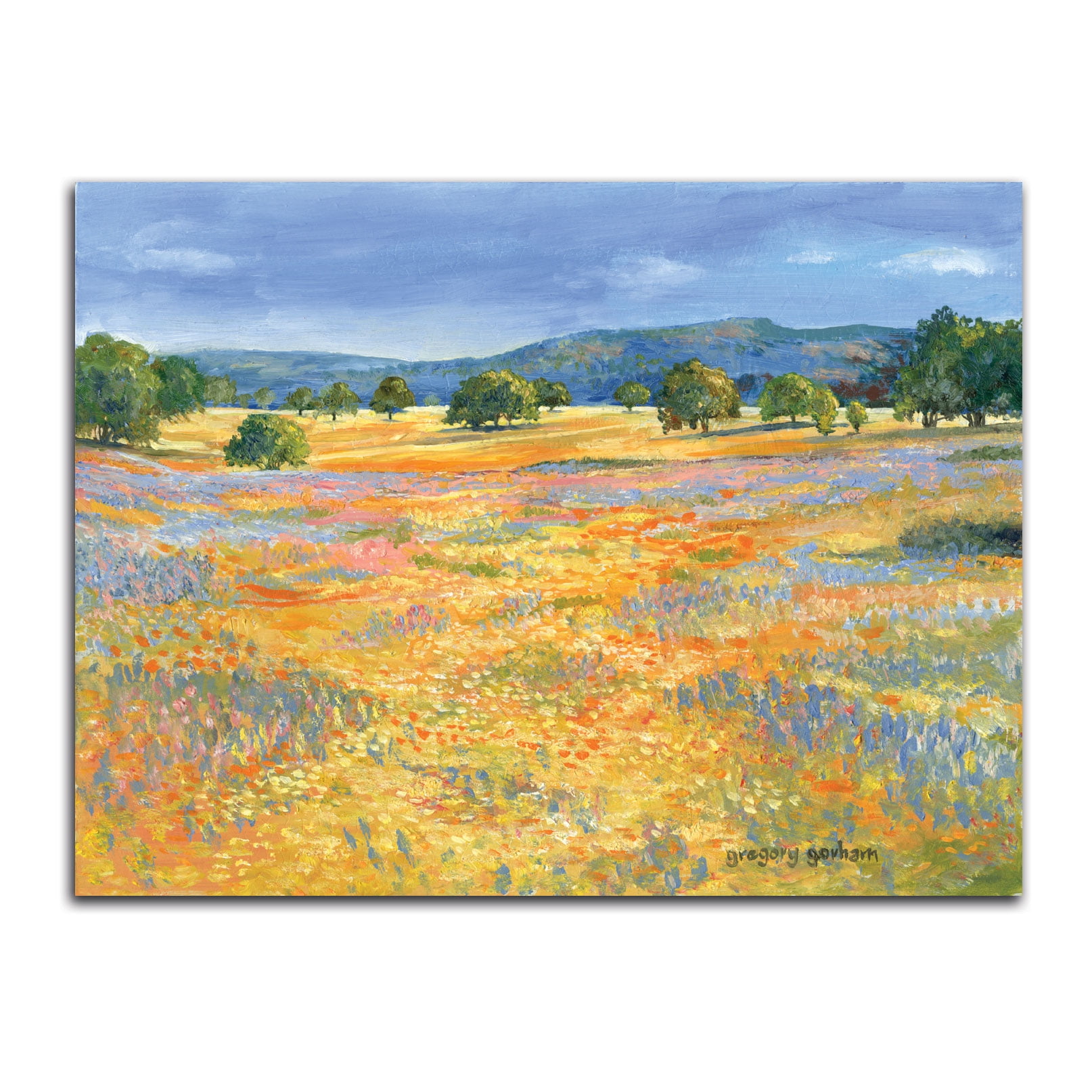 Gango Home Decor Modern California Valley by Gregory Gorham (Printed on ...