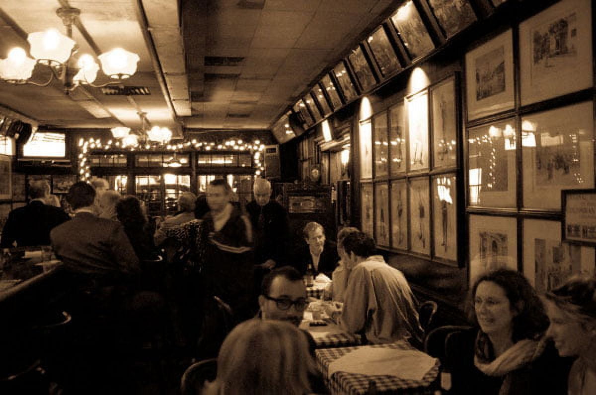 Gango Home Decor NYC Piano Bar II by Erin Berzel (Printed on Paper); One 36x24in Fine Art Paper ...