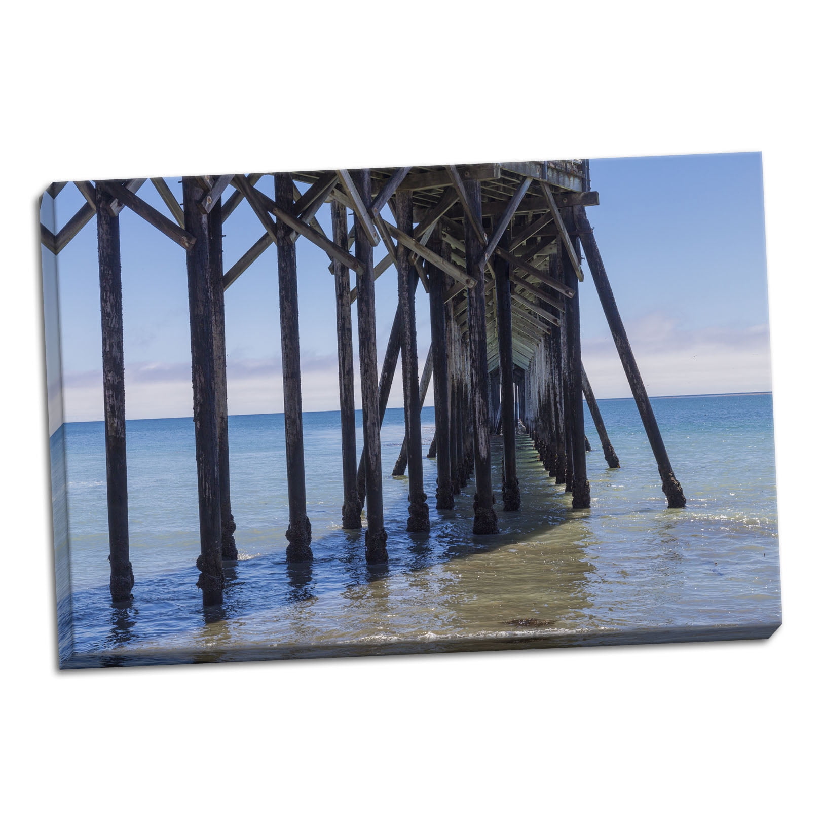 Gango Home Decor San Simeon Pier III by Lee Peterson (Ready to Hang ...