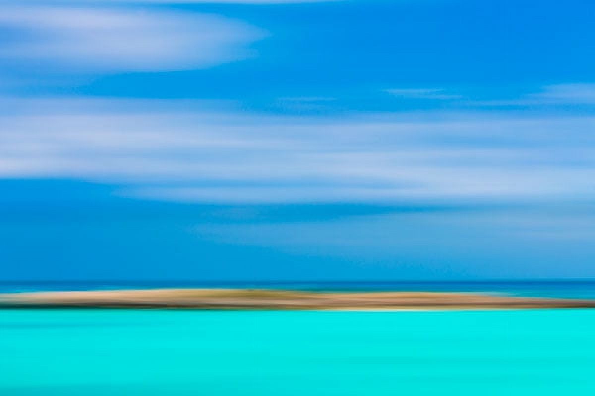 Gango Home Decor Tropical Abstract IX by Kathy Mahan (Printed on Paper); One 36x24in Fine Art ...